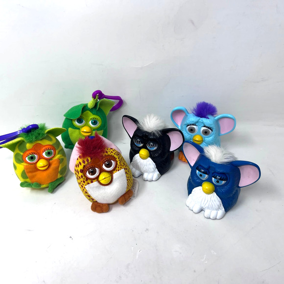 McDonald's | Toys | Furby Mcdonalds Vintage Lot Of 6 Backpack Clip ...